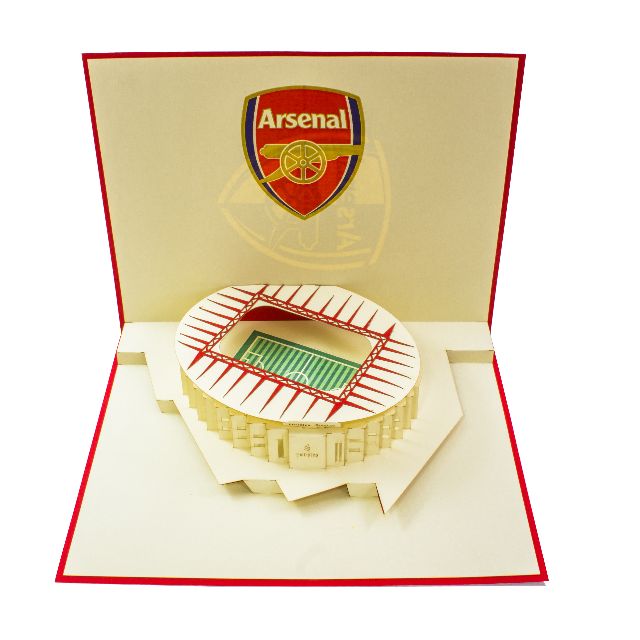 Arsenal's Emirates Stadium Pop Up Card, Hobbies & Toys, Toys & Games on ...