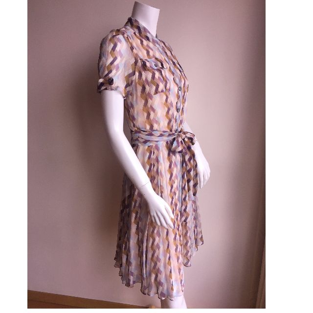 (Pending) Authentic DIANE VON FURSTENBERG DVF "Nima" Dress Rainbow ...