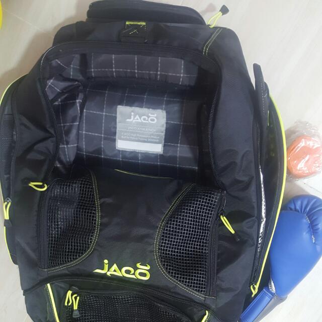 Jaco 2.0 Convertible Duffel Bag (Black/ Sugafly Yellow), Men's Fashion ...