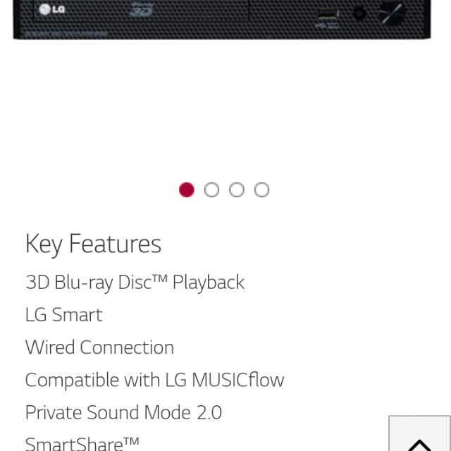 LG BP450 Smart 4 in 1 Blu Ray Player, TV & Home Appliances, TV ...