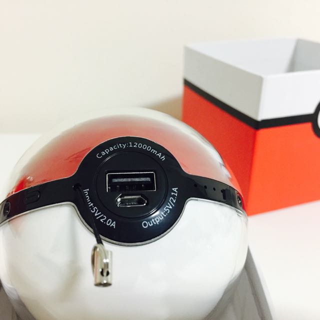 Pokémon Ball Portable Charger 12000mAh, Mobile Phones & Gadgets, Mobile ...
