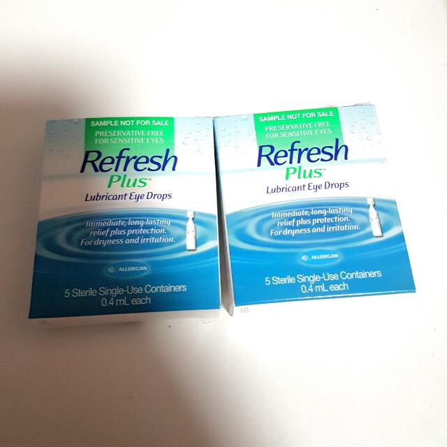 Refresh Plus Lubricant Eye Drops 10pc, Beauty & Personal Care, Face ...