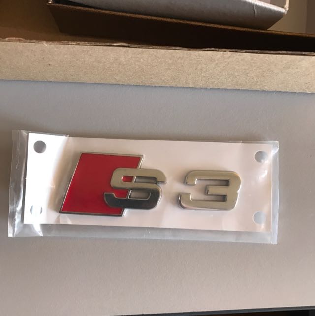 *Brand New* Audi S3 Emblem, Car Accessories on Carousell