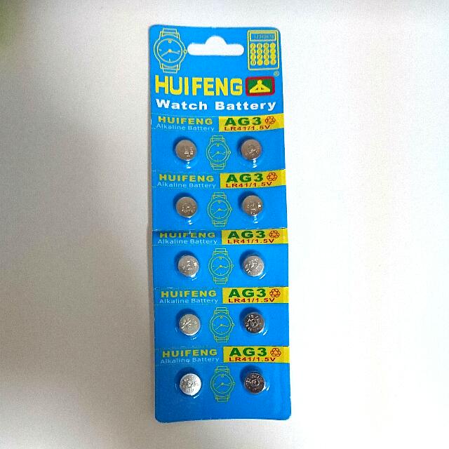 Cell Battery Alkaline LR626 / 377 / SR626SW / LR41 / SR41 / LR48 / 393 ...