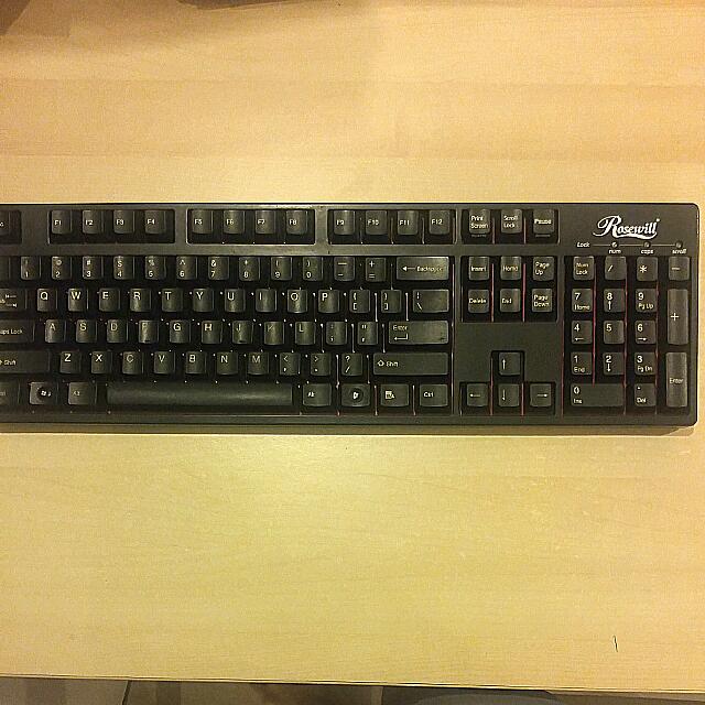 Rosewill Mechanical Keyboard (Cherry MX Blue), Computers & Tech, Parts ...
