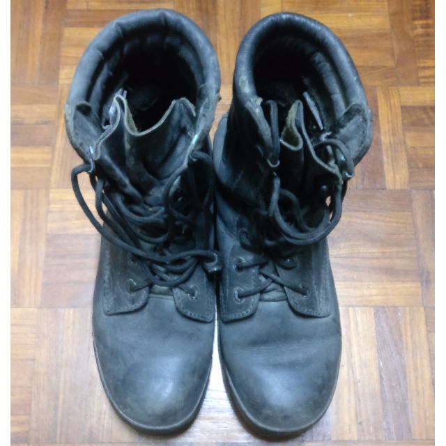 SAF Army Leather Combat Boots Size US 8, Men's Fashion, Footwear, Boots ...