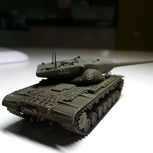 T57 Tank Model / MMO "World Of Tanks " Top Tier American Heavy/ 1:72 ...