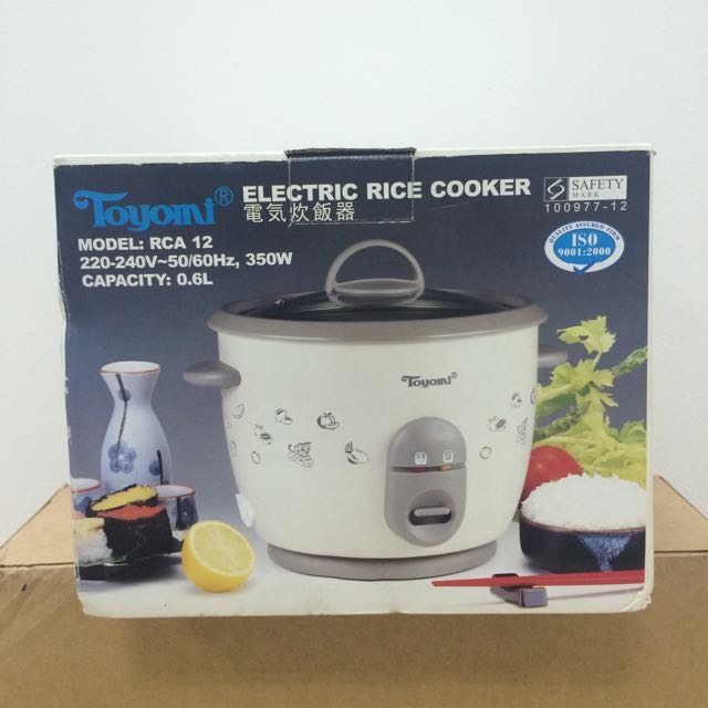 Toyomi Electric Rice Cooker, TV & Home Appliances, Kitchen Appliances ...