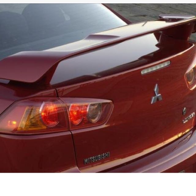 Lancer EX GT Red Spoiler, Car Accessories on Carousell