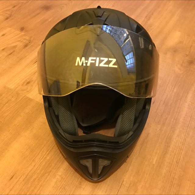 M FIZZ Modular Motorcycle Helmet, Car Accessories on Carousell