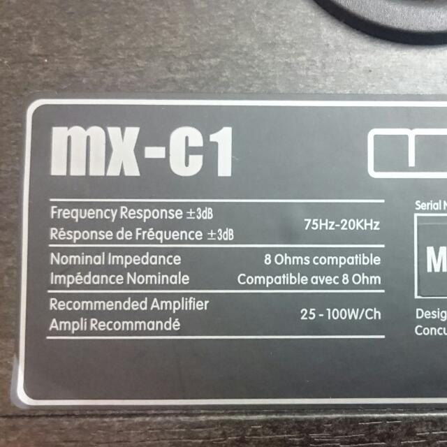 Mission MX-C1 Center Speaker, Audio, Soundbars, Speakers & Amplifiers ...