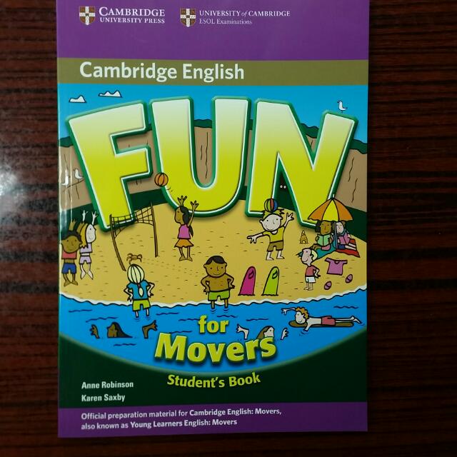 劍橋 Cambridge Fun For Movers 第二版, 興趣及遊戲, 書本 & 文具, 補充練習 - Carousell