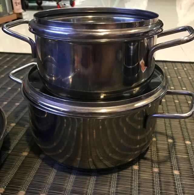 WMF Cromargan 18/10 Stainless Steel 4 Piece Cookware Set, TV & Home ...