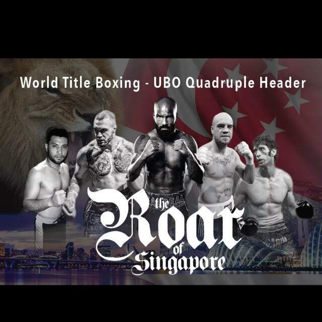 UBO World Title Boxing - Quadruple header, Hobbies & Toys, Memorabilia ...