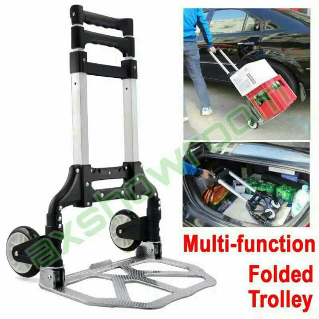 Light Weight Foldable Hand Cart / Trolley. Fold Flat With One Swift ...
