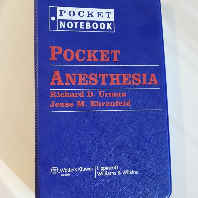 Pocket Anesthesia, Hobbies & Toys, Books & Magazines, Textbooks on ...