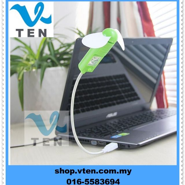 USB fan USB Mini Portable Cooling PC Laptop Fan with LED Light ...