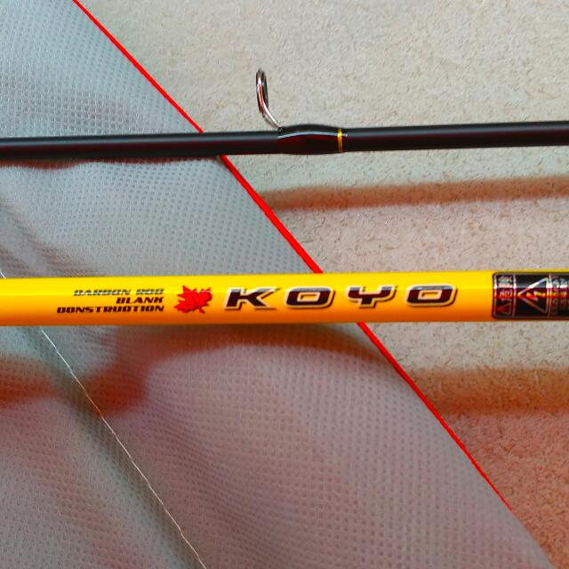 8kg Drag Koyo Spinning Rod with Japanese Material, Sports Equipment ...