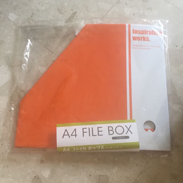 A4 File box, Hobbies & Toys, Stationery & Craft, Art & Prints on Carousell