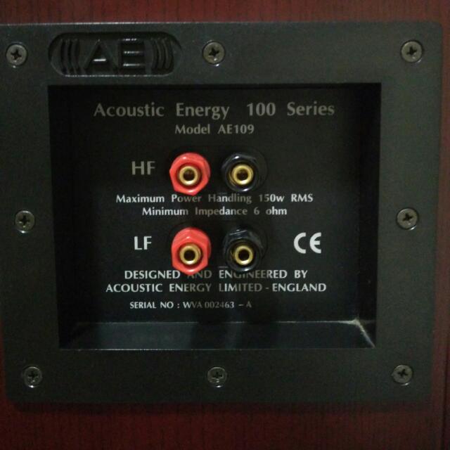 Acoustic Energy AE109 floorstander speakers, Audio, Soundbars, Speakers ...