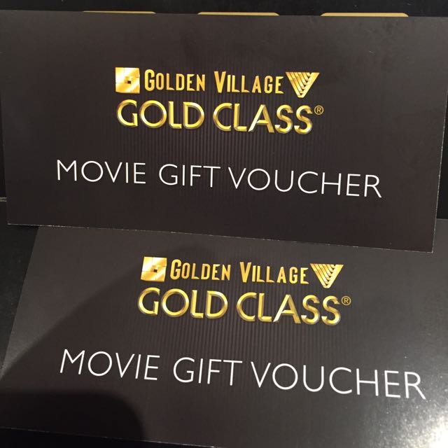 2x GV Gold Class Tix valid All Days Including PH, Tickets & Vouchers ...