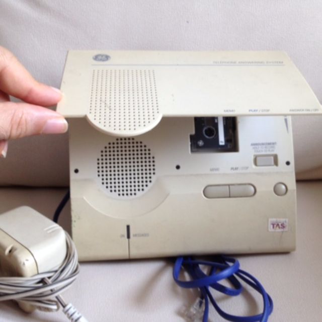 GE General Electric Telephone Answering System Machine FES2-9807A Micro ...