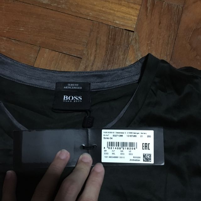 Hugo Boss Top, Men's Fashion, Tops & Sets, Formal Shirts on Carousell