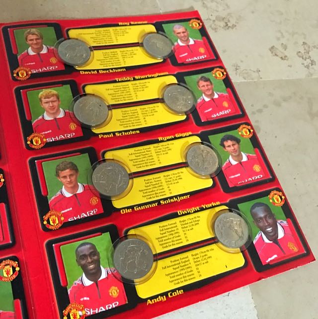 Manchester United 1998&1999 Medallion Collection, Hobbies & Toys ...