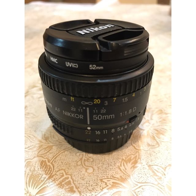 Nikon 50mm f1.8 D, Photography, Cameras on Carousell