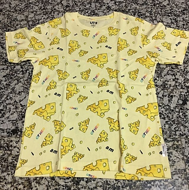 Pharrell Williams I Am Other X Uniqlo "Cheese" Tee, Men's Fashion, Tops ...