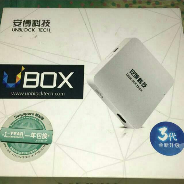 (Bnib) UNBLOCK TECH GEN 3, TV & Home Appliances, TV & Entertainment, TV ...