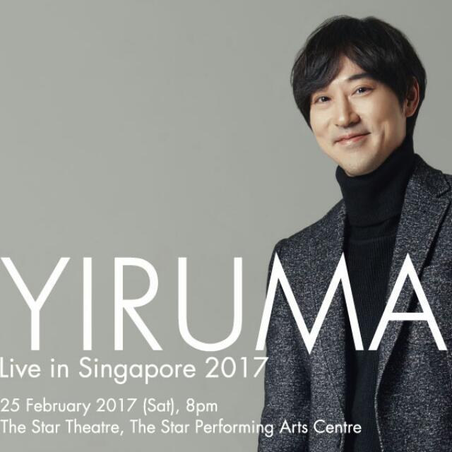 Yiruma Concert Singapore 2017 Concert Ticket X1, Tickets & Vouchers, Event Tickets on Carousell