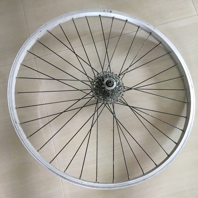 26" Araya Rear Wheel With Sram Cassette Set., Sports Equipment ...