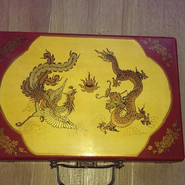 Antique Mahjong Set, Furniture & Home Living, Home Decor, Vases ...