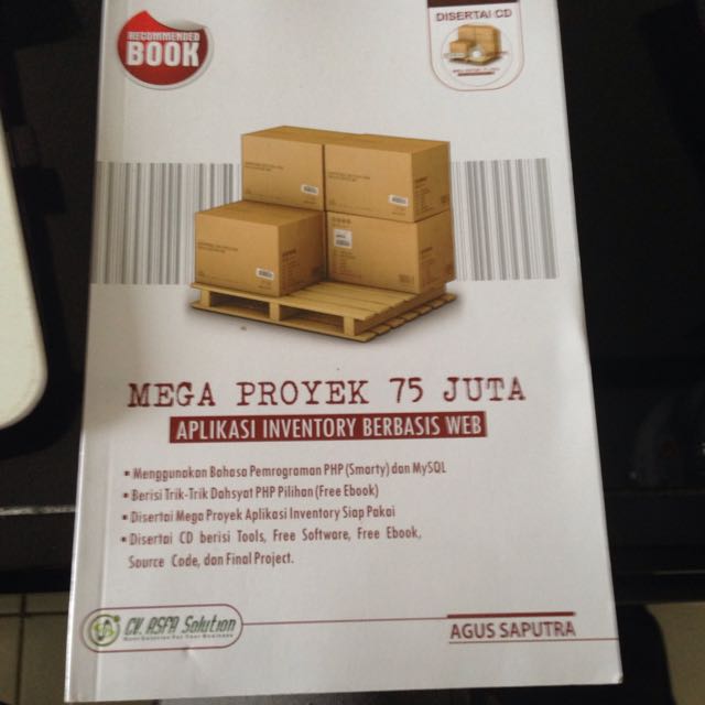 Buku Tutorial Membuat Aplikasi Inventory Berbasis Web, Buku & Alat ...