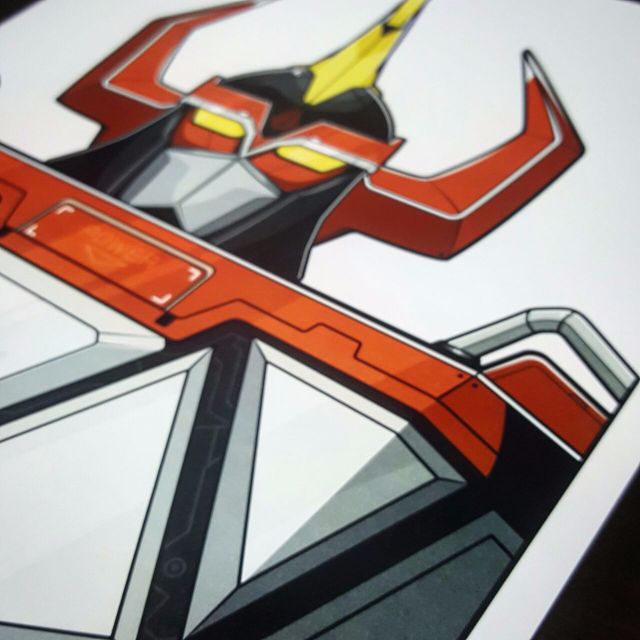 DINOZORD POWER RANGER POSTER, Hobbies & Toys, Toys & Games on Carousell