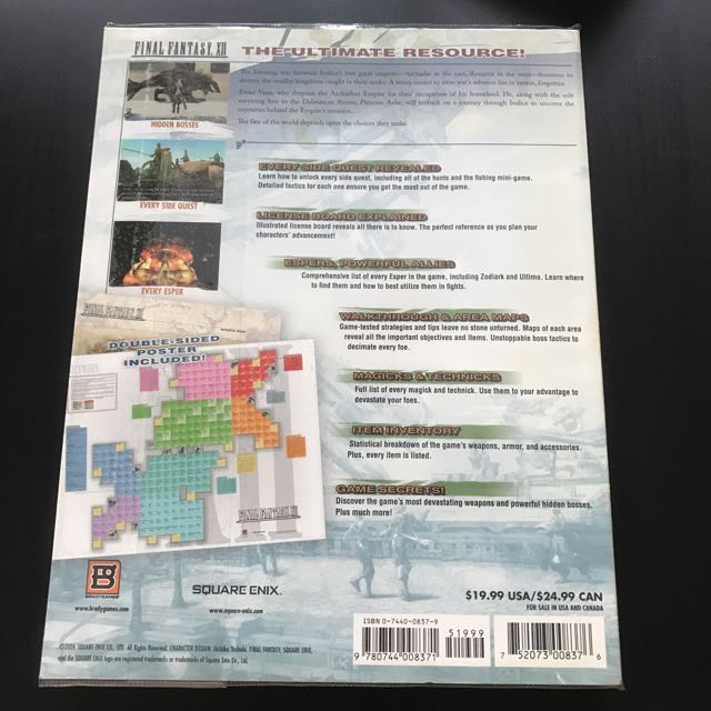 Final Fantasy XII Guide Book (Bradygames) Rare!!, Video Gaming, Video ...