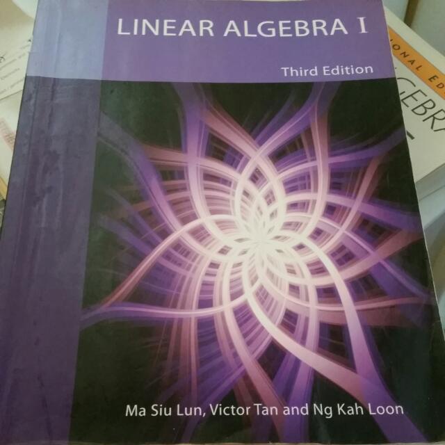 Linear Algebra Book 1 And 2, Hobbies & Toys, Books & Magazines ...
