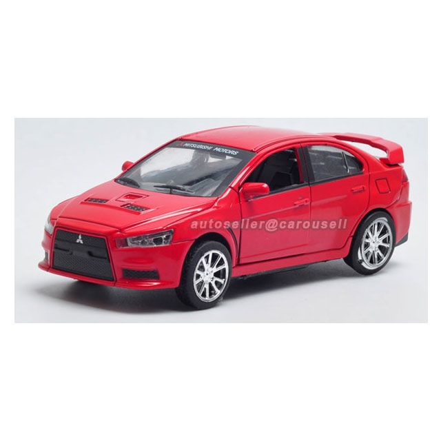 Mitsubishi Lancer Evolution X 1/32 collection diecast - red, Hobbies ...