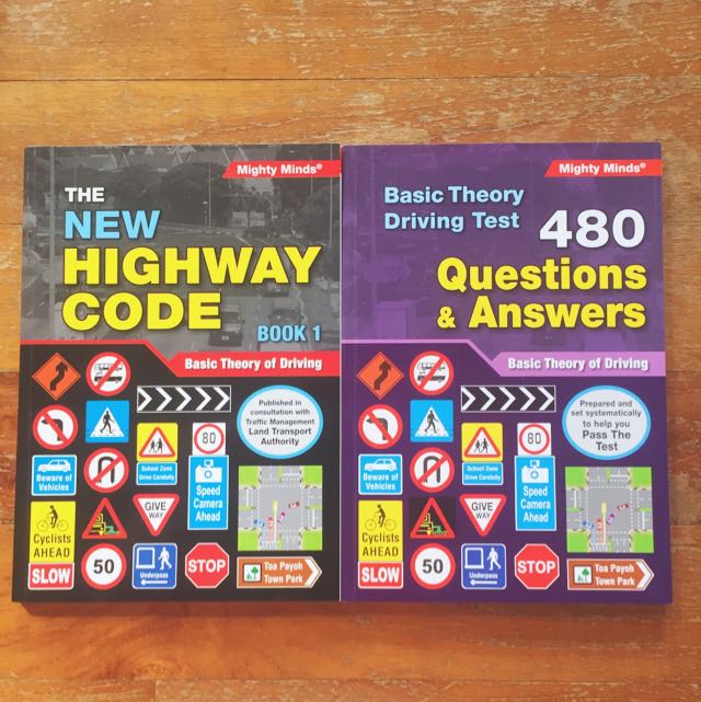 Driving Basic Theory - Highway Code Textbook + BTT Questions Book ...