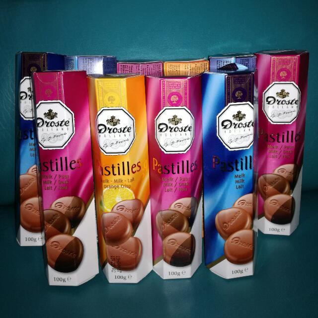 Droste Chocolate Pastilles, Health & Nutrition, Health Supplements ...
