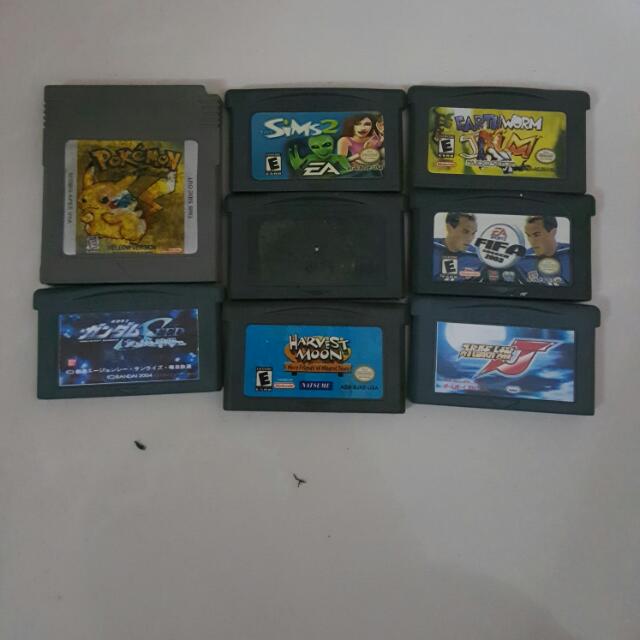 Games Boy Advance + Cartridge, Video Gaming, Video Game Consoles ...