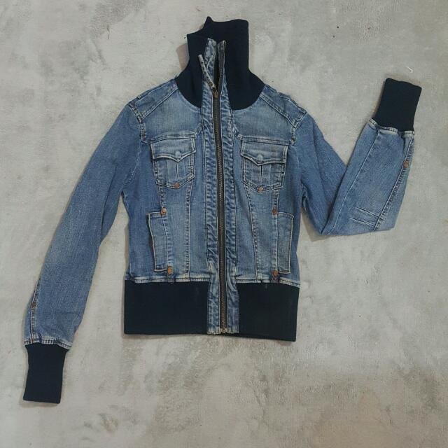 MNG Denim Jacket, Women's Fashion, Coats, Jackets and Outerwear on ...