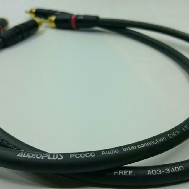AUDIOPLUS PCOCC RCA Interconnect, Audio, Other Audio Equipment on Carousell