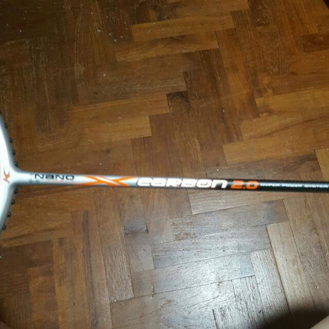 Kason Carbon 2.0 Badminton Racket, Sports Equipment, Sports & Games ...