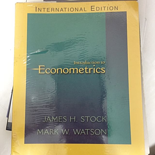 Introduction To Econometrics Hobbies And Toys Books And Magazines