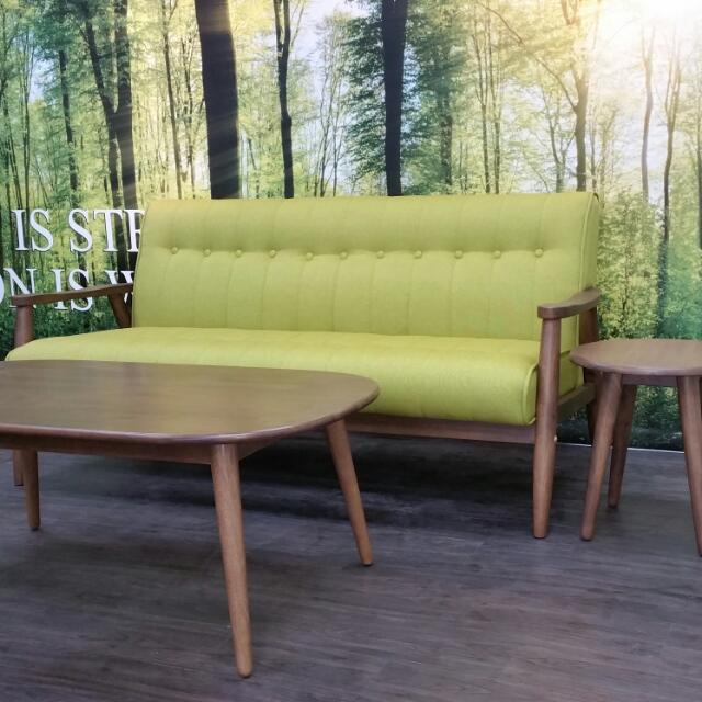 Retro sofa set, Furniture & Home Living, Furniture, Sofas on Carousell