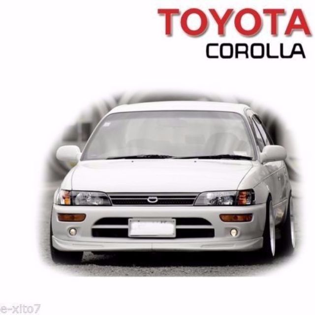 CRYSTAL Toyota Corolla AE100 AE101 Sedan Wagon Front Black Headlight ...