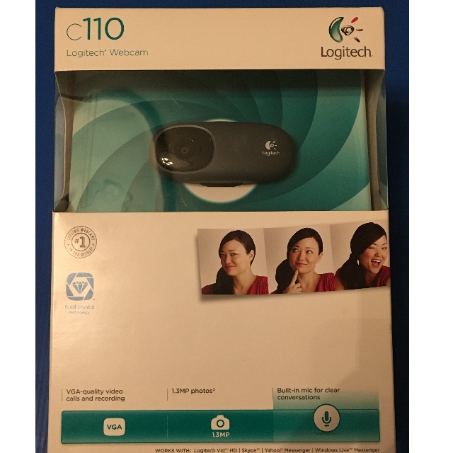 Logitech Webcam C110 (BNIB), Computers & Tech, Parts & Accessories, Webcams on Carousell