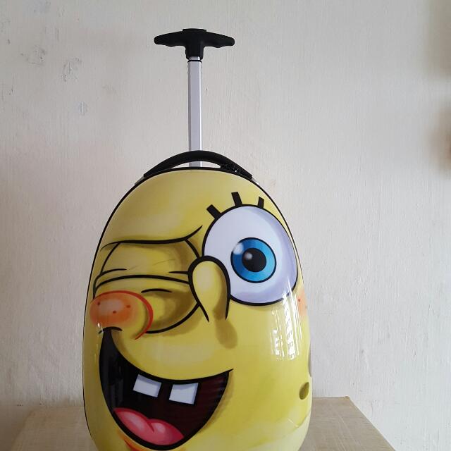 Spongebob Luggage Trolley, Babies & Kids, Babies & Kids Fashion on ...